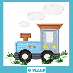Train Embroidery Designs - Vehicle Embroidery Design Machine Embroidery ...