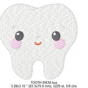 Tooth Embroidery Designs Dentist Embroidery Design Machine Embroidery ...