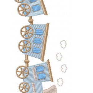 Train Embroidery Designs - Vehicle Embroidery Design Machine Embroidery ...