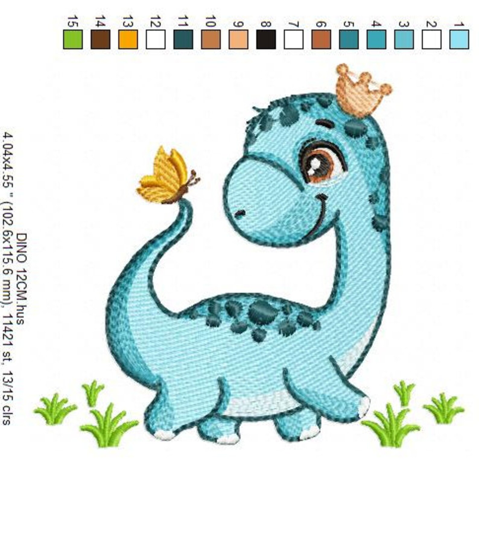 Dinosaur Embroidery Designs Dino Embroidery Design Machine - Etsy