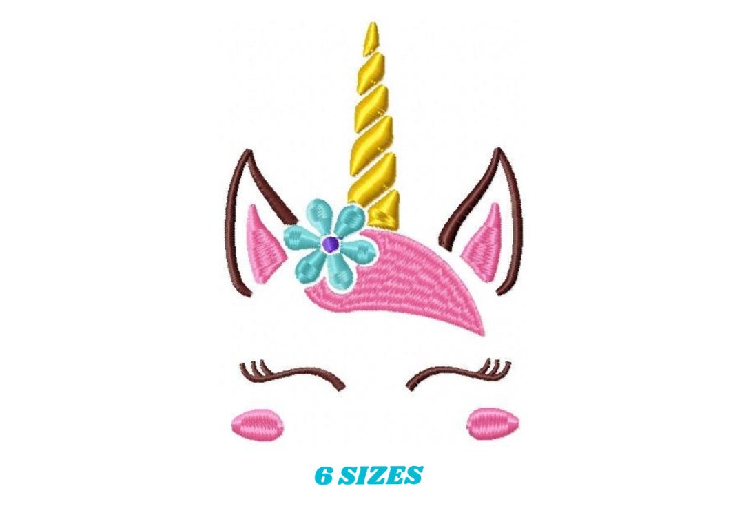 Unicorn Embroidery Designs - Baby Girl Machine Embroidery Pattern ...