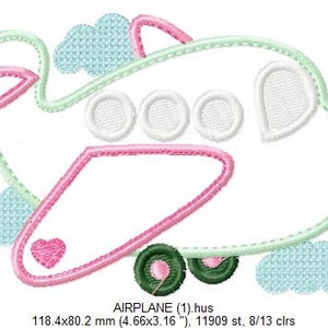 Plane Embroidery Designs - Airplane Embroidery Design Machine ...