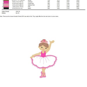 Ballerina Embroidery Designs Ballet Embroidery Design Machine ...