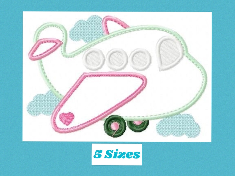 Plane Embroidery Designs - Airplane Embroidery Design Machine ...