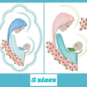 Holy Mary Embroidery Designs - Holy Embroidery Design Machine ...