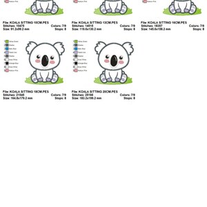 Koala Embroidery Design Baby Boy Embroidery Designs Machine Embroidery ...