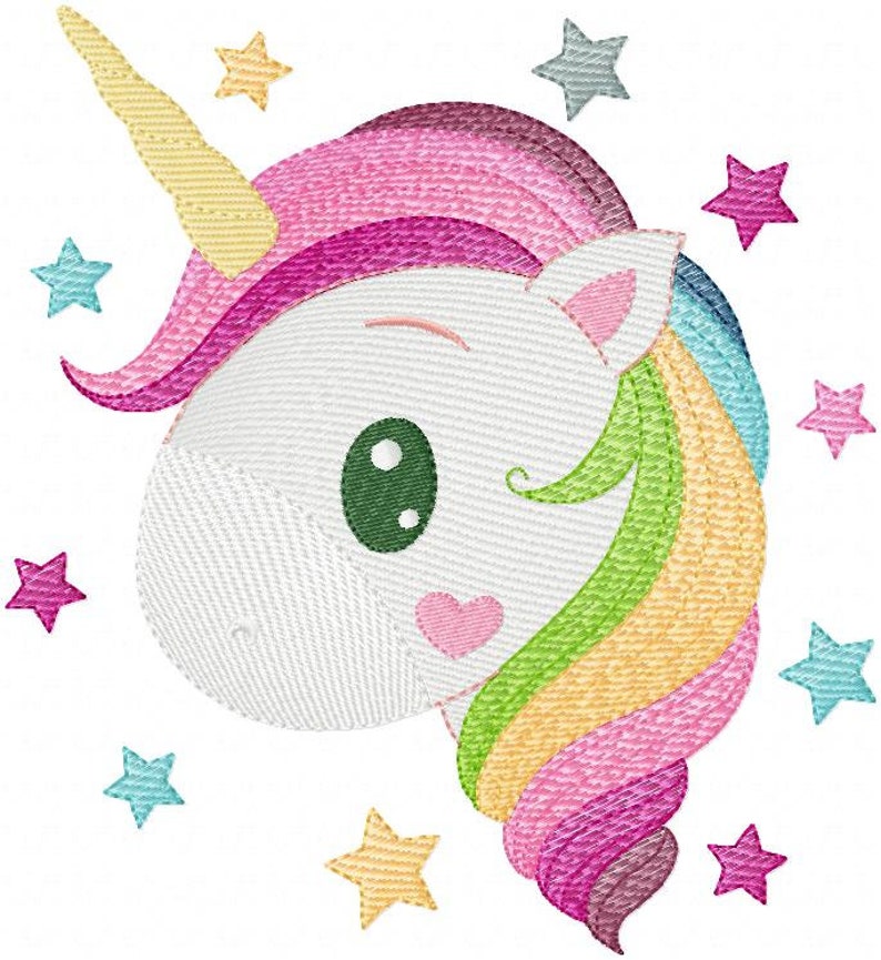 Unicorn embroidery designs Baby Girl embroidery design | Etsy