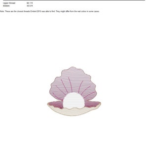 Pearl Embroidery Designs - Deep Sea Shells Embroidery Design Machine ...