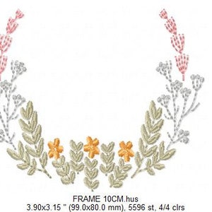 Monogram Frame Embroidery Designs - Flower Embroidery Design Machine ...