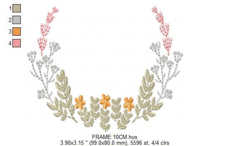 Monogram Frame Embroidery Designs - Flower Embroidery Design Machine ...