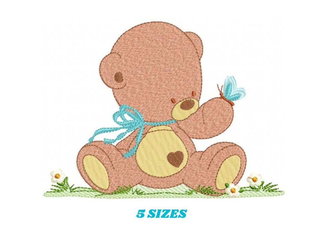 Bear Embroidery Designs Baby Boy Embroidery Design Machine Embroidery ...