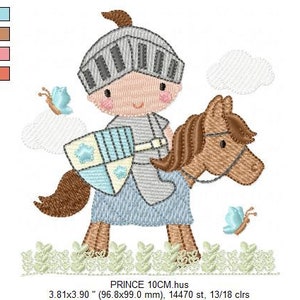 Knight Embroidery Designs - Prince Embroidery Design Machine Embroidery ...