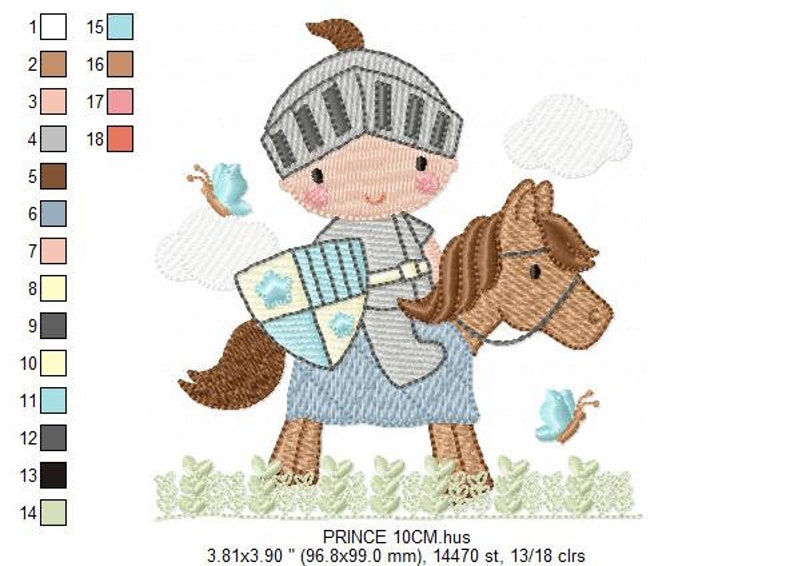 Knight Embroidery Designs - Prince Embroidery Design Machine Embroidery ...