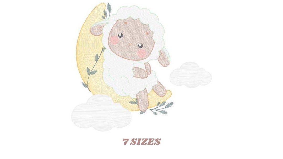 Sheep Embroidery Design - Lamb Embroidery Designs Machine Embroidery ...