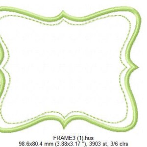 Frame Embroidery Designs Set - Frame Applique Design Machine Embroidery ...