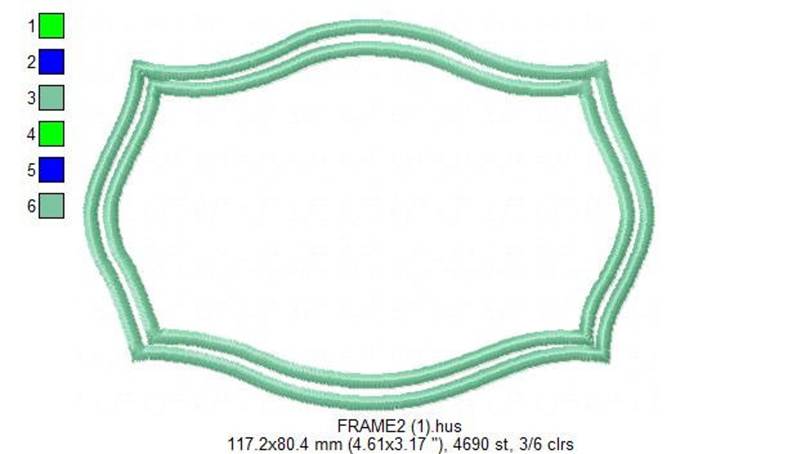 Frame Embroidery Designs Set Frame Applique Design Machine - Etsy