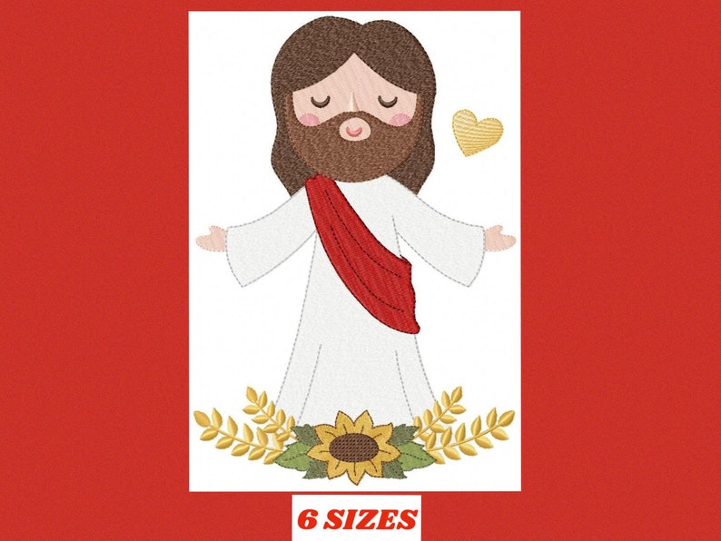 Jesus Embroidery Design - Christian Embroidery Designs Machine ...