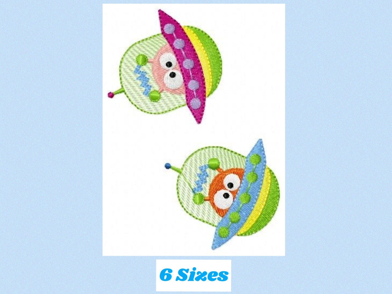 Spaceship Embroidery Designs UFO Embroidery Design Machine - Etsy