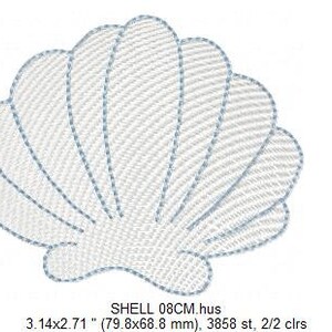 Shell Embroidery Designs Deep Sea Shells Embroidery Design Machine ...