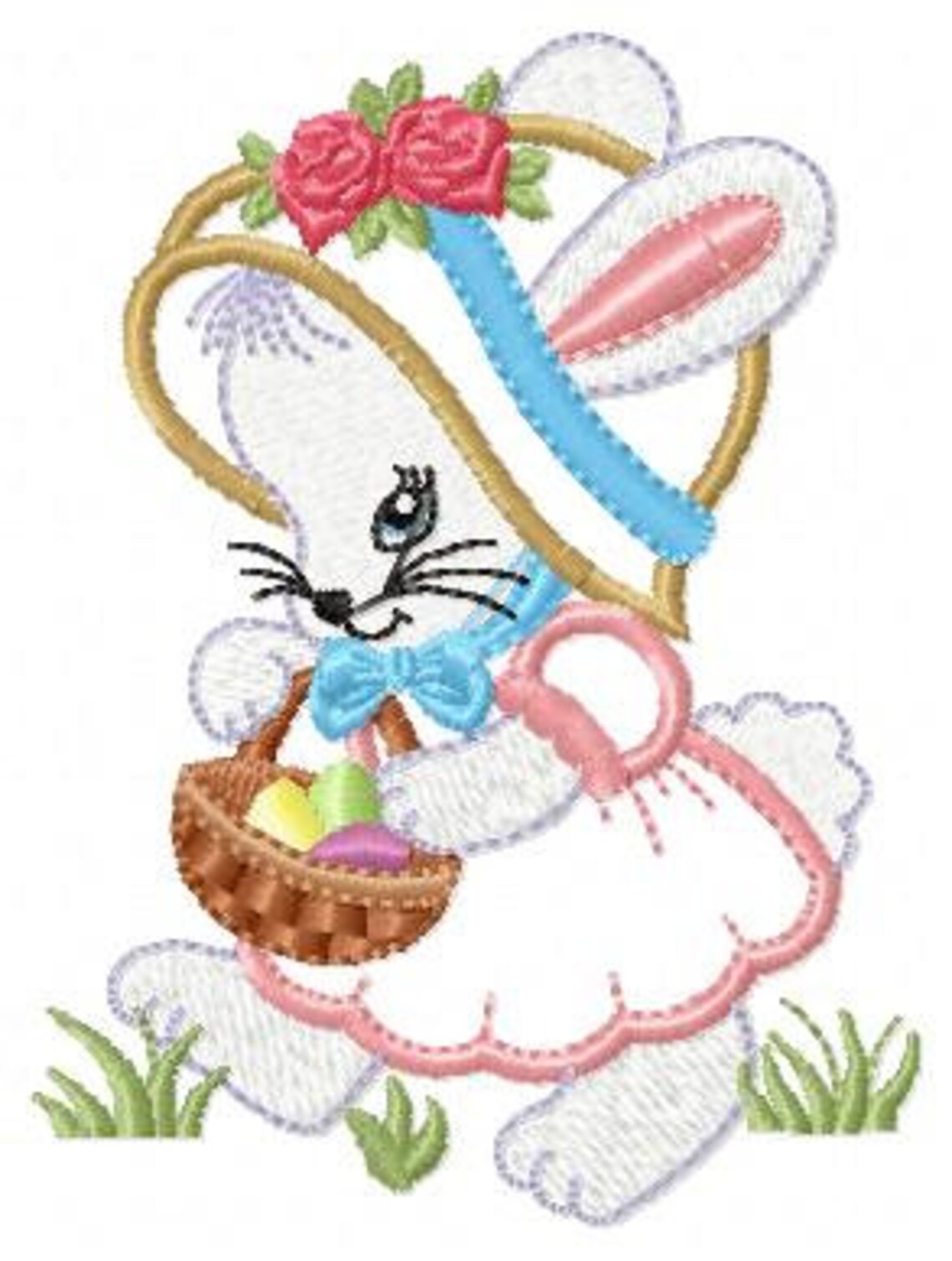 Bunny Embroidery Design Rabbit Embroidery Designs Machine | Etsy
