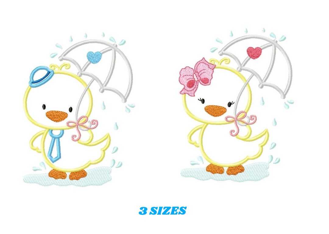 Duck Embroidery Design Animal Embroidery Designs Machine Embroidery ...