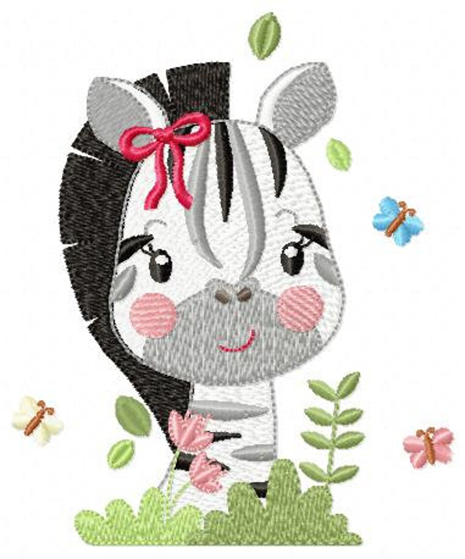 Zebra Embroidery Design Animal Embroidery Designs Machine - Etsy