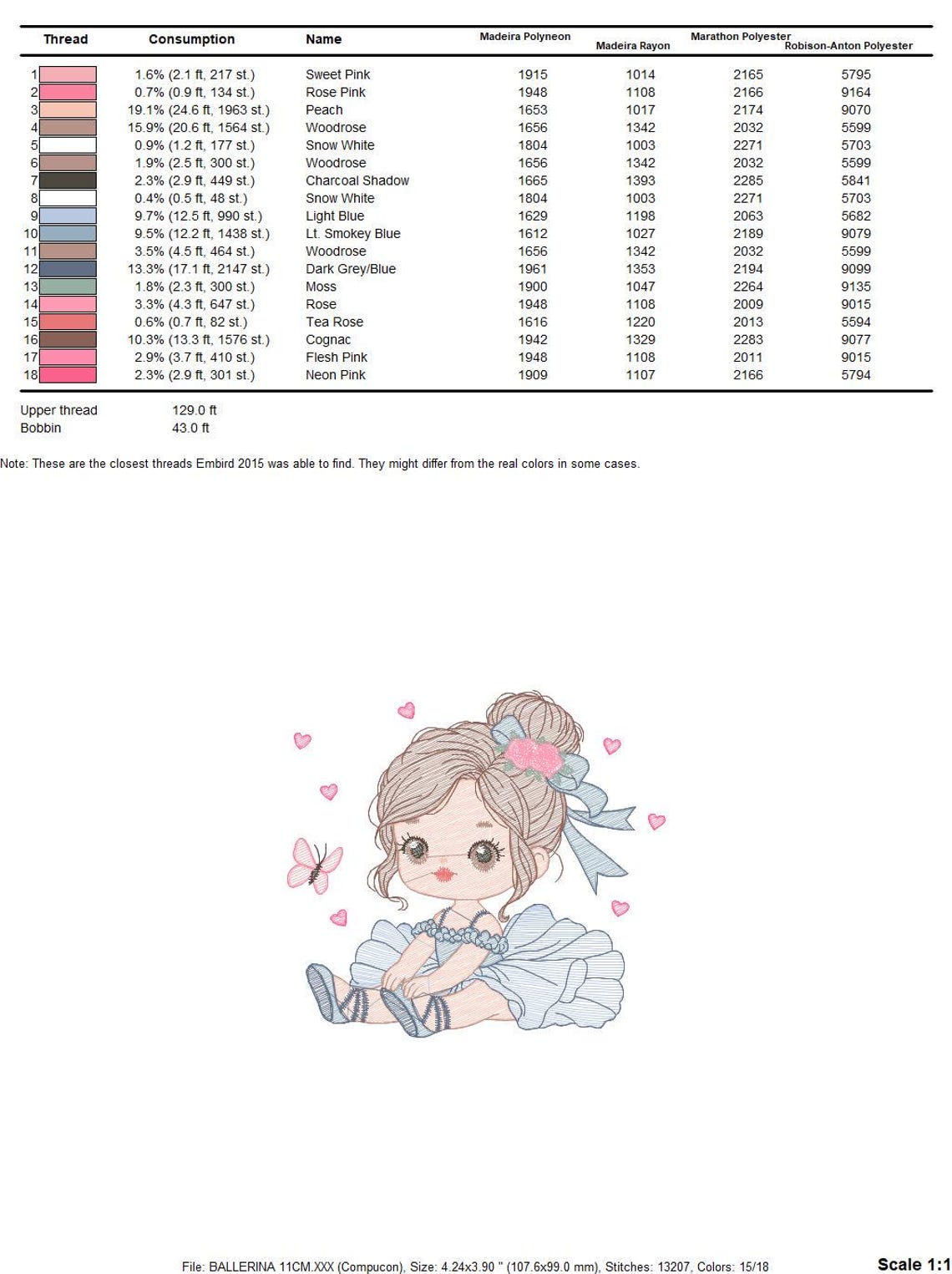 Ballerina Embroidery Designs - Ballet Dancer Embroidery Design Machine ...