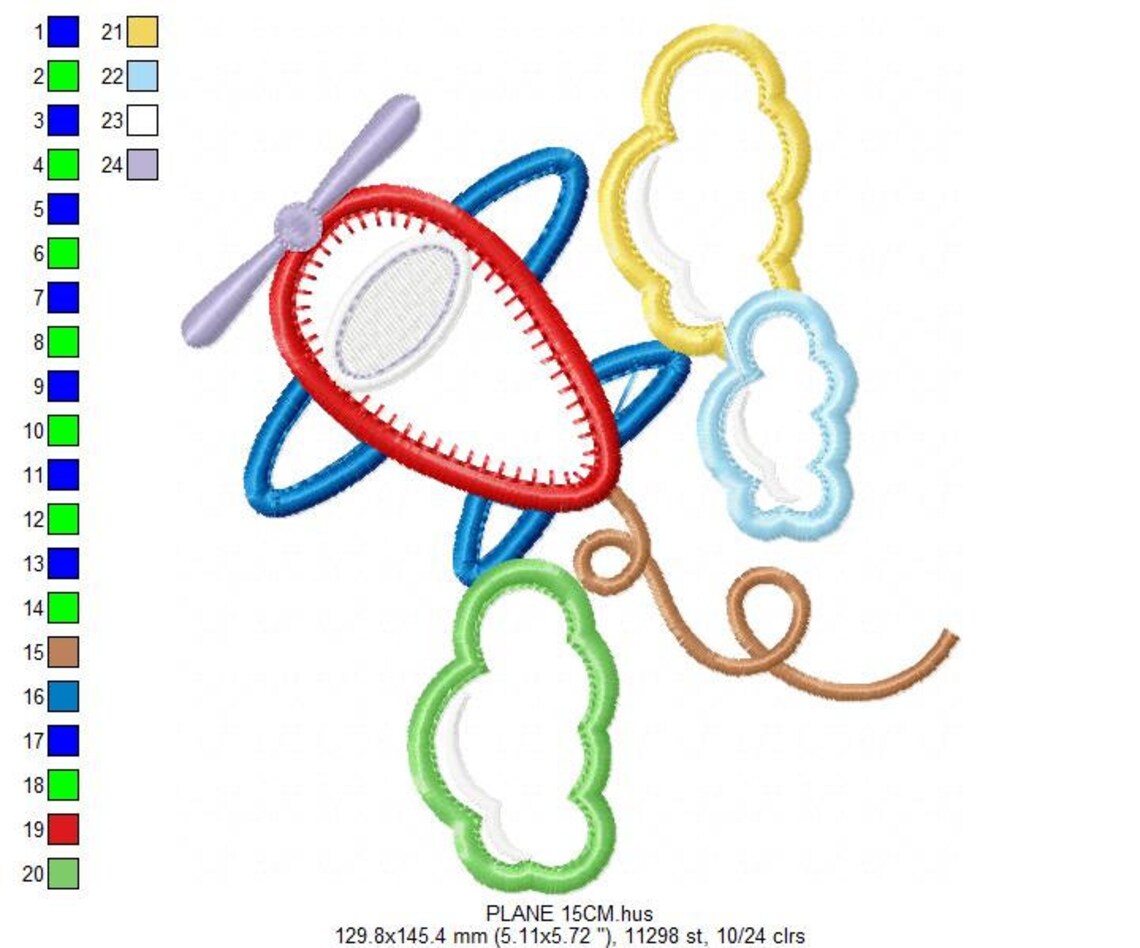 Plane Embroidery Designs Airplane Embroidery Design Machine - Etsy