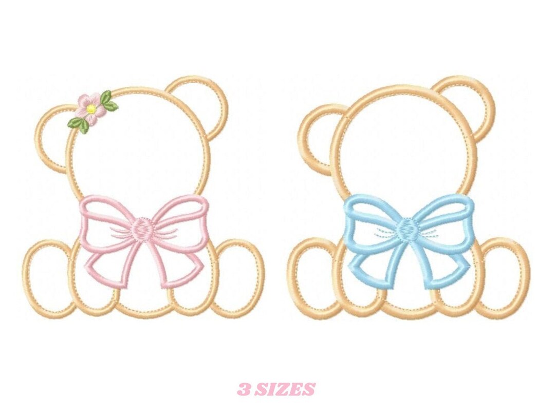 Baby Bear Embroidery Designs - Teddy Embroidery Design Machine ...