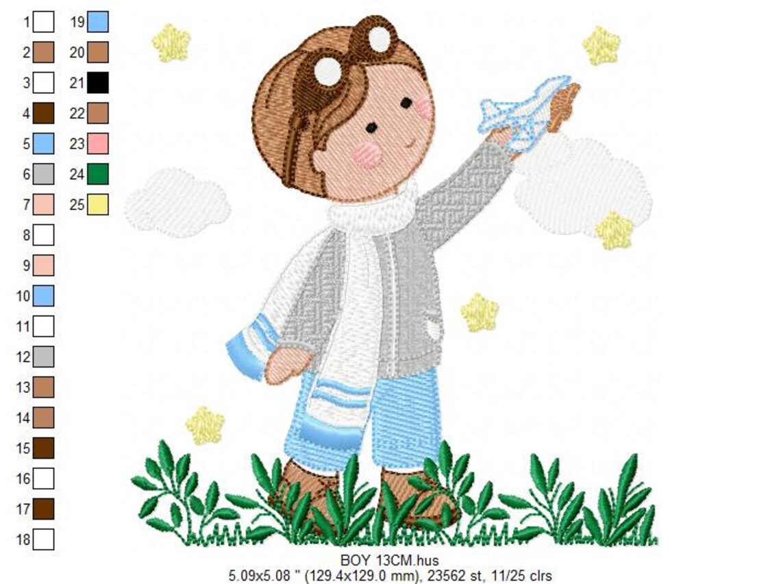 Pilot Embroidery Designs Aviator Embroidery Design Machine - Etsy