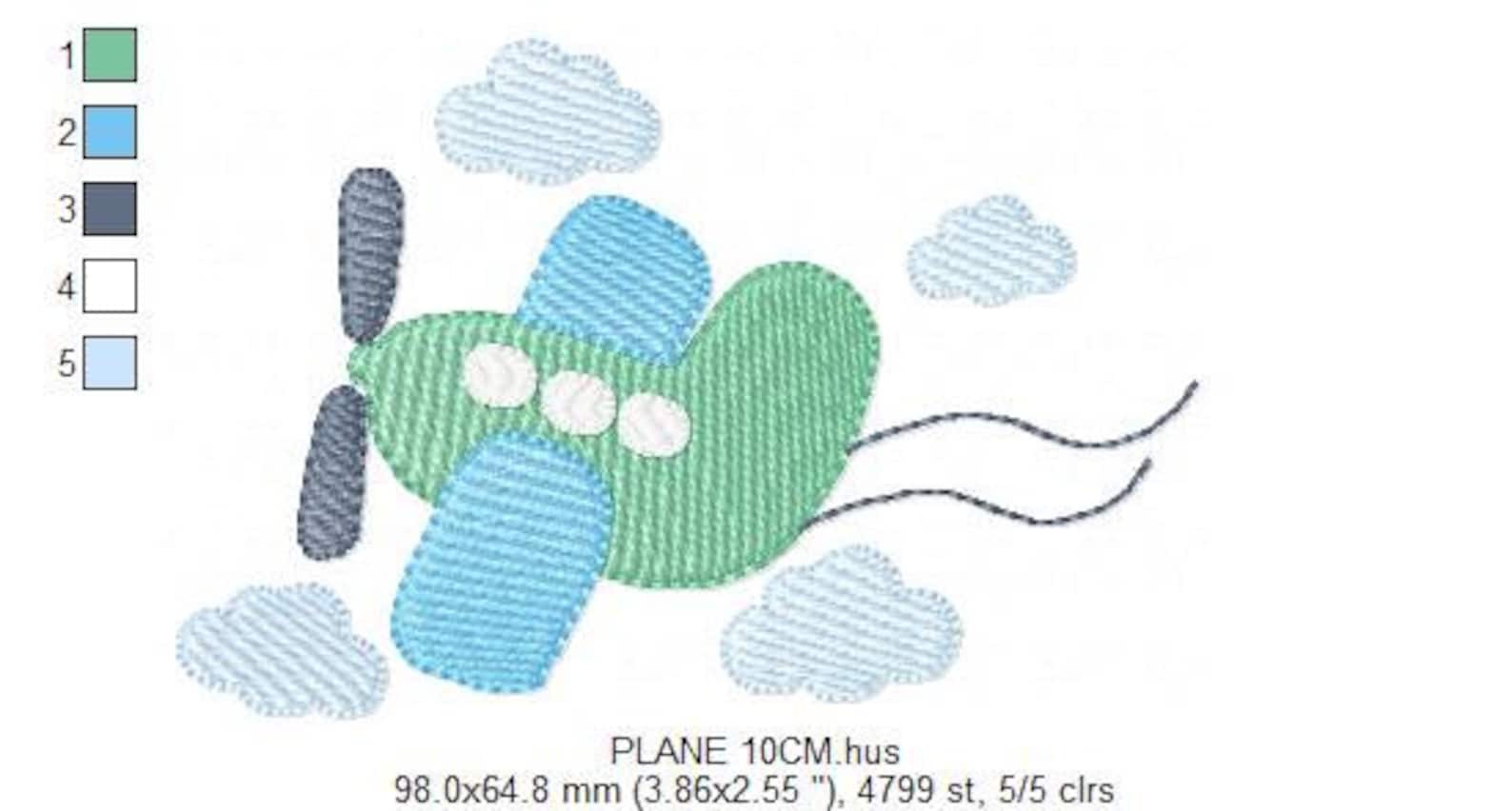 Plane Embroidery Designs - Airplane Embroidery Design Machine ...