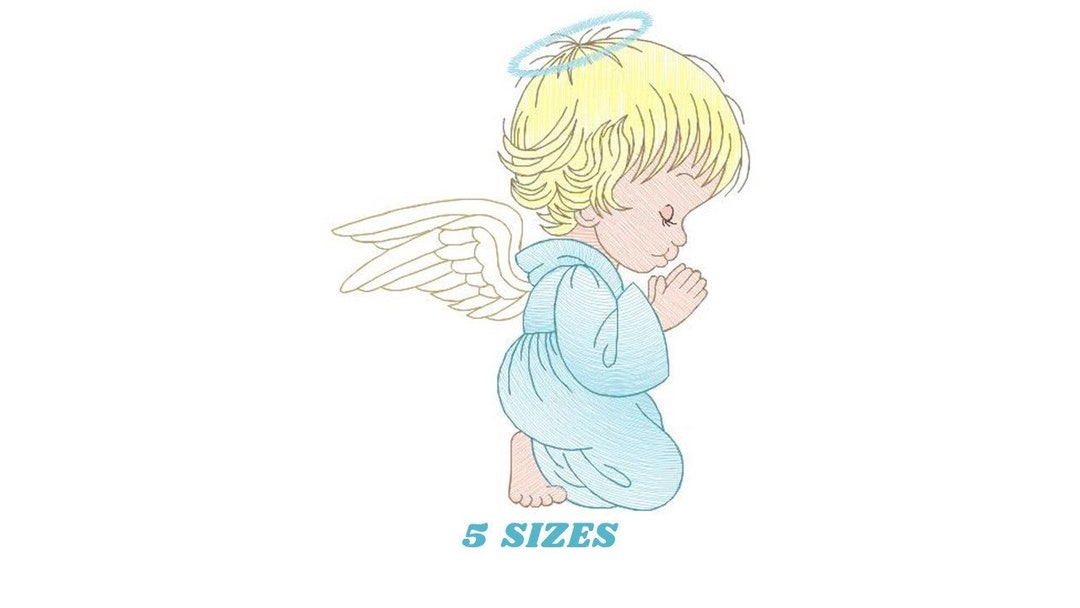 Angel Embroidery Designs - Religious Embroidery Design Machine ...