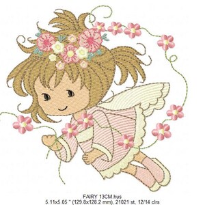Fairy Embroidery Designs - Baby Girl Embroidery Design Machine ...