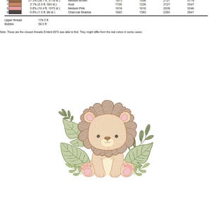 Lion Embroidery Designs - Safari Animal Embroidery Design Machine ...