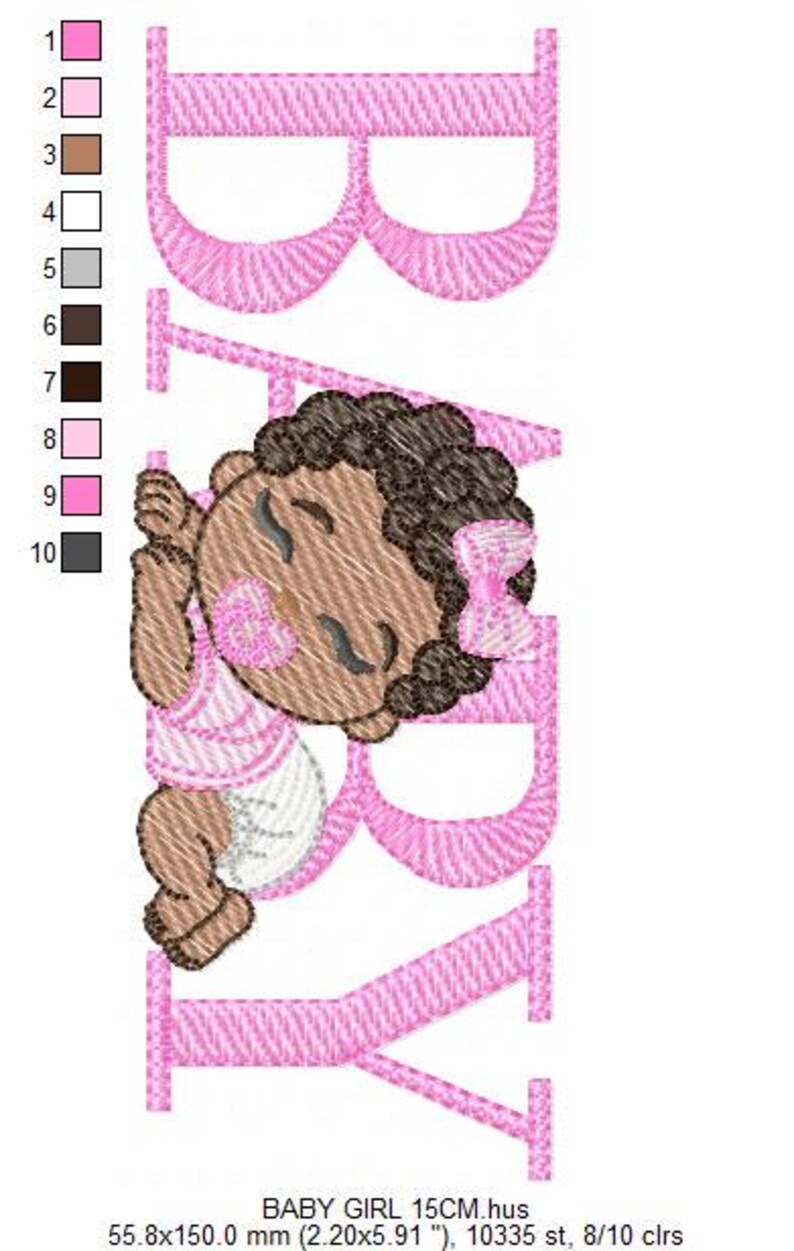 Motifs de broderie bébé fille - Nouveau-né avec motif de broderie ...