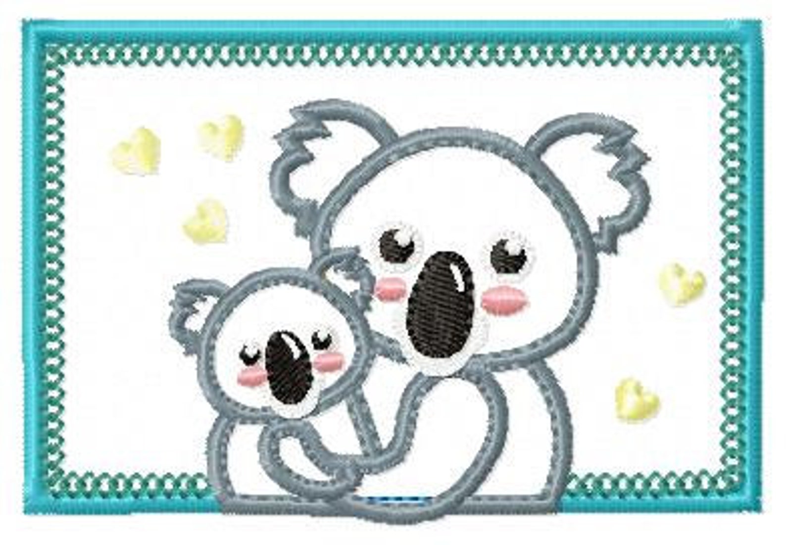 Koala Bear Embroidery Design Koala Embroidery Designs - Etsy