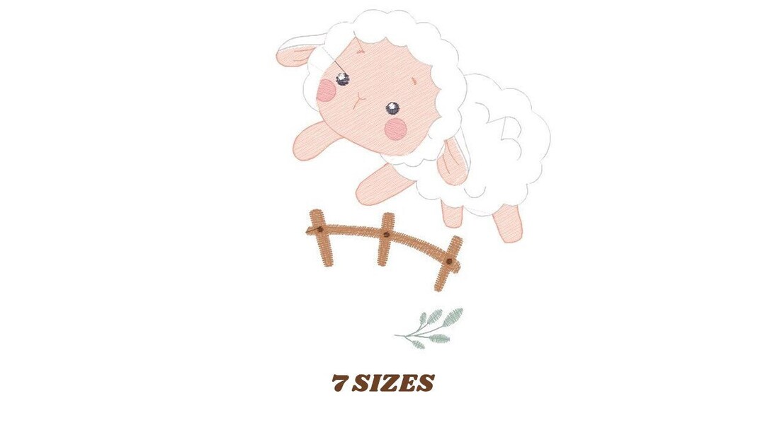 Sheep Embroidery Design Lamb Embroidery Designs Machine Embroidery ...