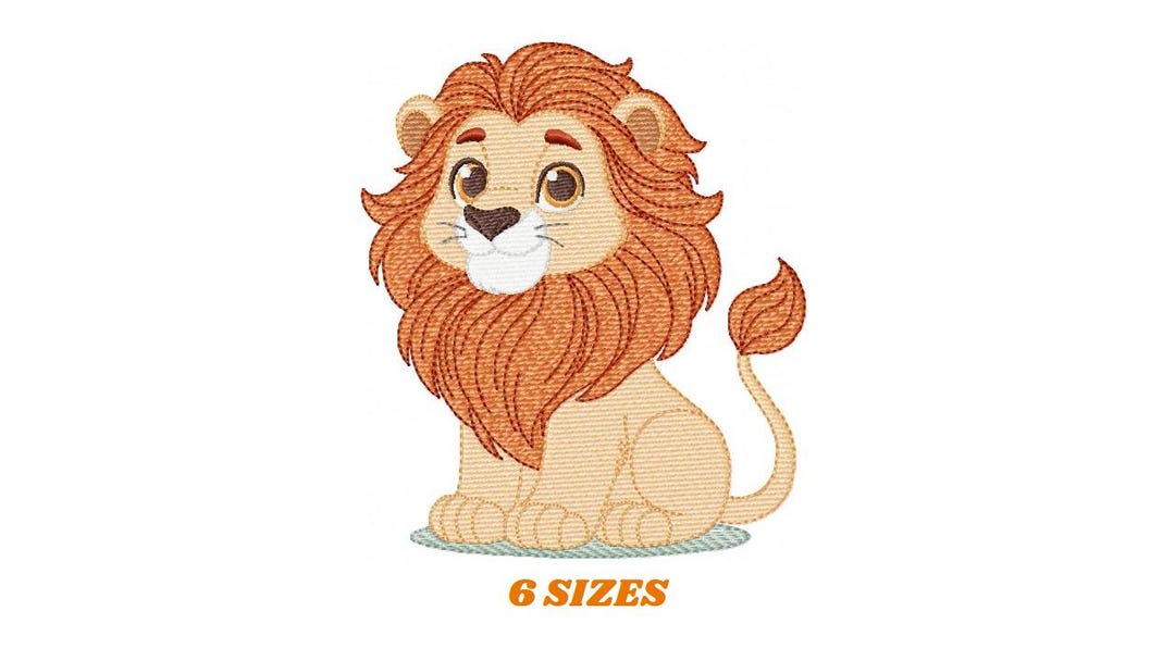 Lion Embroidery Designs - Safari Wild Animal Embroidery Design Machine ...