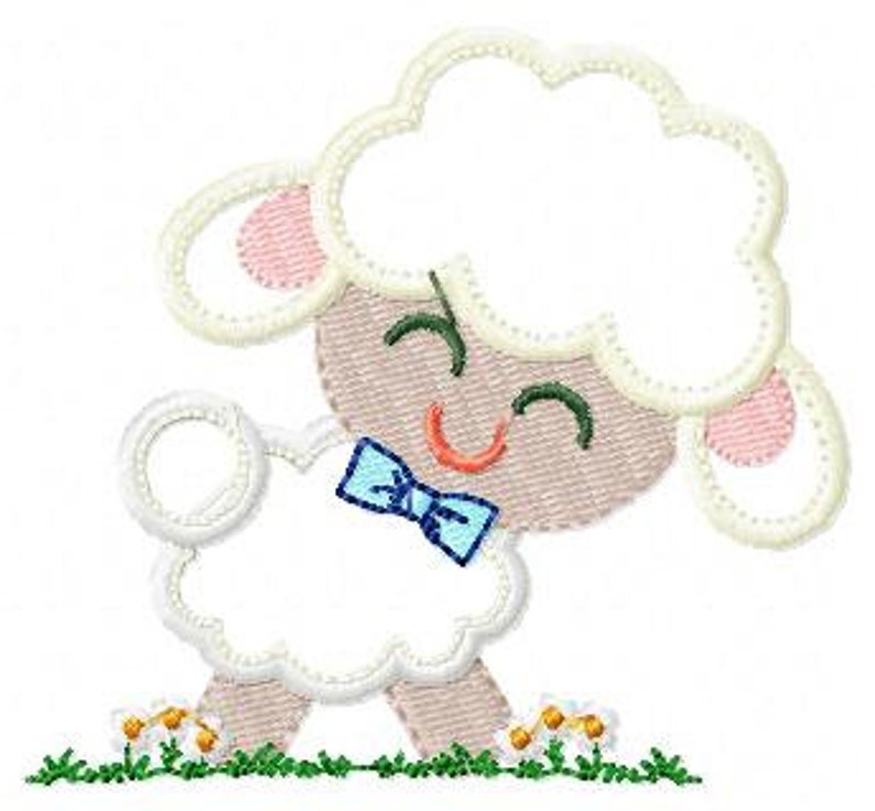 Sheep embroidery design Lamb embroidery designs machine | Etsy