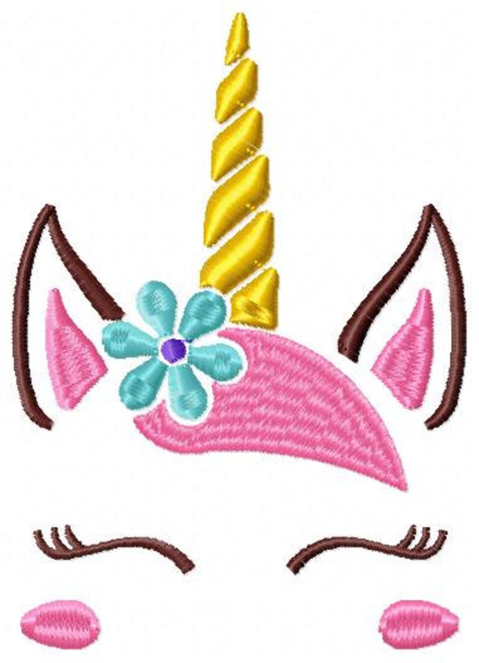 Unicorn Embroidery Designs Baby Girl Embroidery Design | Etsy