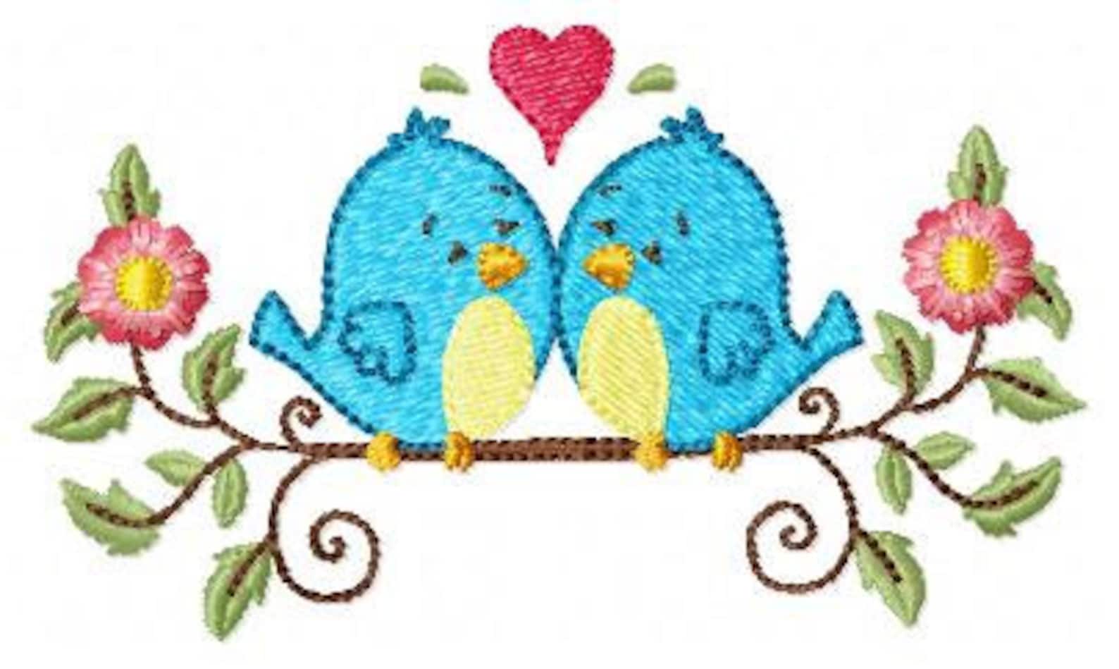 Bird Embroidery Designs Birds Embroidery Design Machine - Etsy
