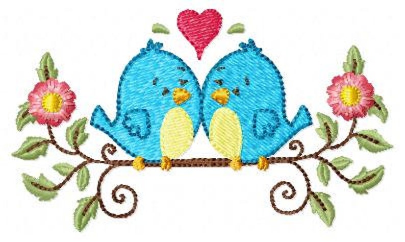Bird Embroidery Designs Birds Embroidery Design Machine - Etsy