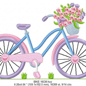 Bike Embroidery Designs Bicycle Embroidery Design Machine Embroidery ...