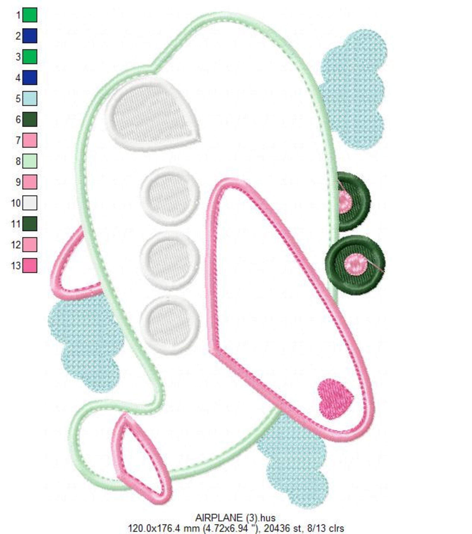 Plane Embroidery Designs - Airplane Embroidery Design Machine ...