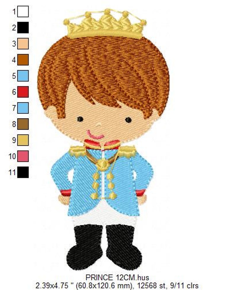 Prince Embroidery Designs King Embroidery Design Machine - Etsy