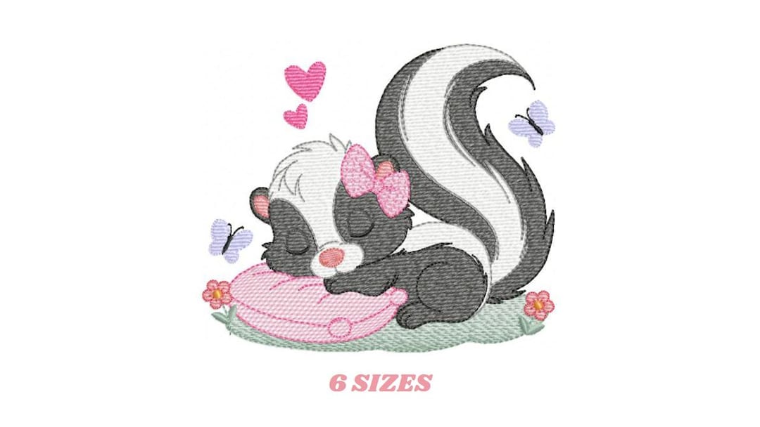 Female Possum With Lace and Butterflies Embroidery Design - Woodland ...