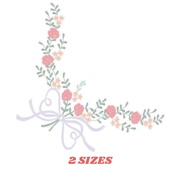 Corner Embroidery Designs - Etsy