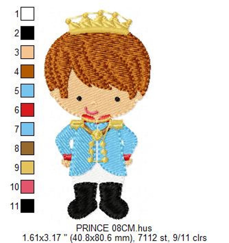 Prince Embroidery Designs King Embroidery Design Machine - Etsy