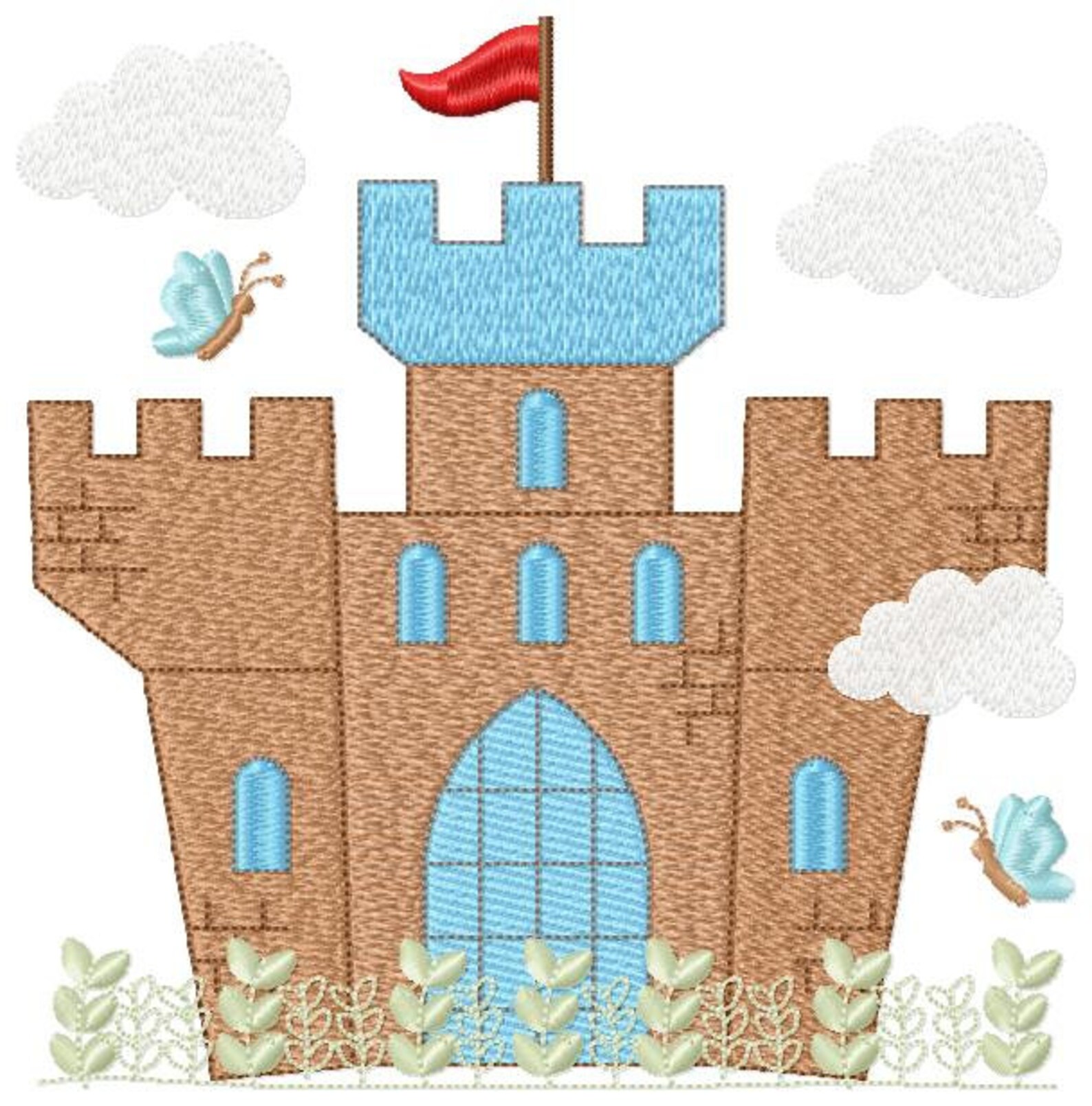 Castle Embroidery Designs Prince Palace Embroidery Design - Etsy Australia