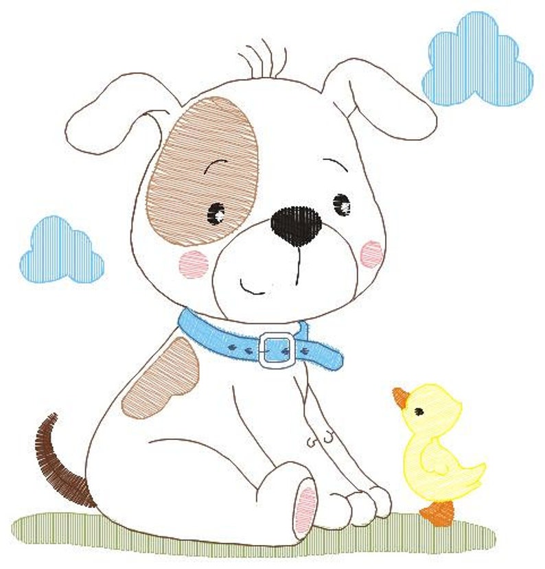 Dogs Embroidery Designs Dog Embroidery Design Machine - Etsy